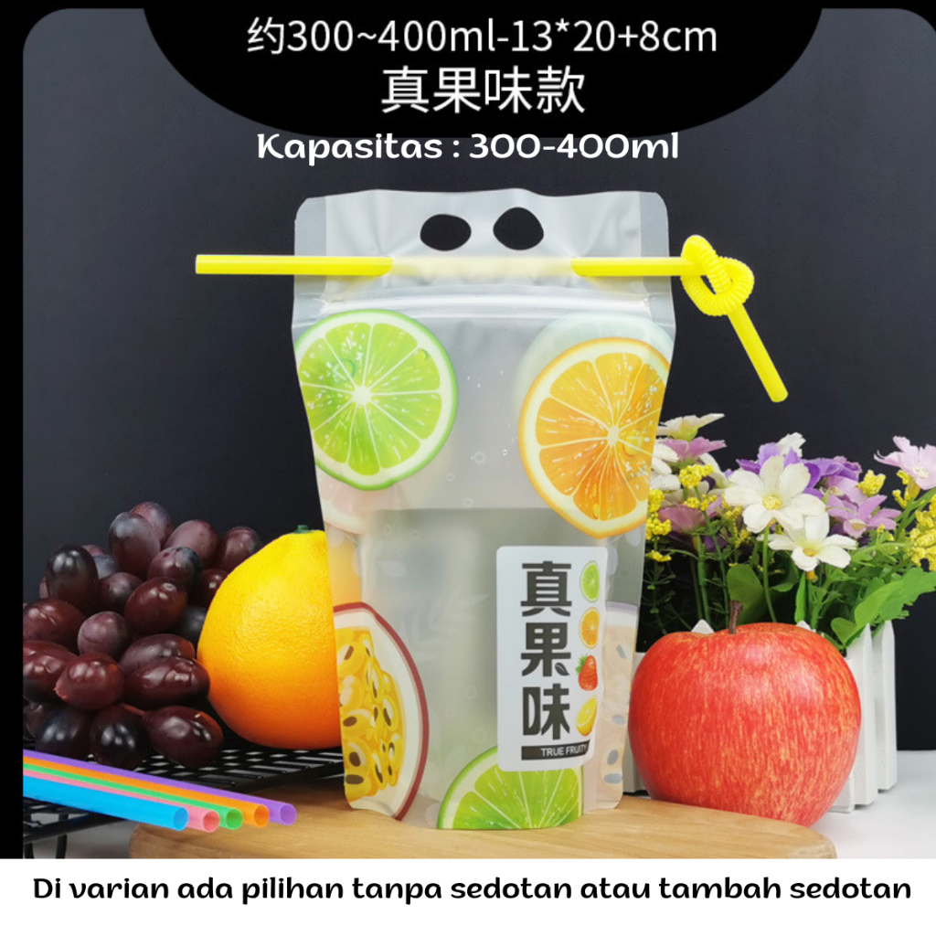 Jual Standing Pouch Matte Ziplock Kemasan Minuman Kekinian 450ml 500ml | Shopee Indonesia