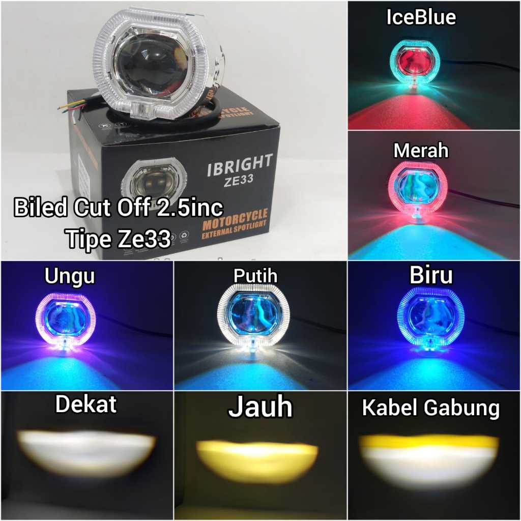 Jual IBRIGHT ZE33 - Projie Biled Cut Off mini 2.5inc Original Ibright ...