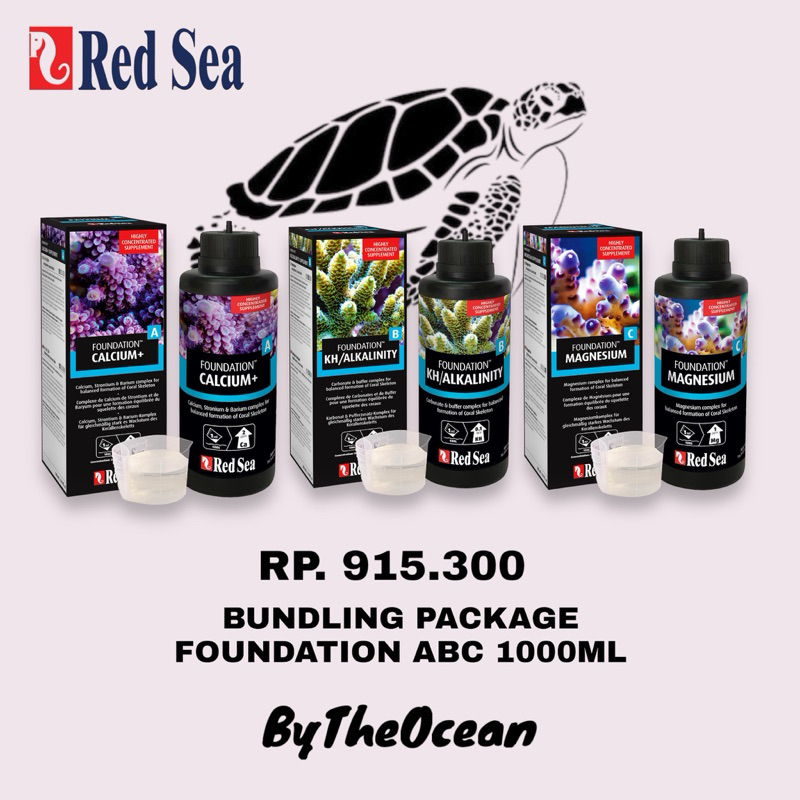Jual Paket Red Sea Foundation ABC 3x1000ml | Shopee Indonesia