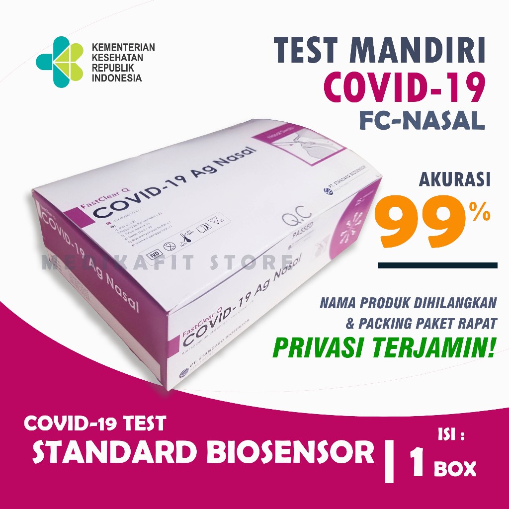 Jual Abbott Biosensor Fastclear Nasal box (25 set test) Original ...