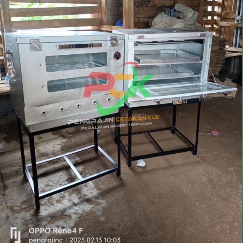 Jual oven gas + roda kaki ukuran 60x40x45 fulset siap pakai usaha ...