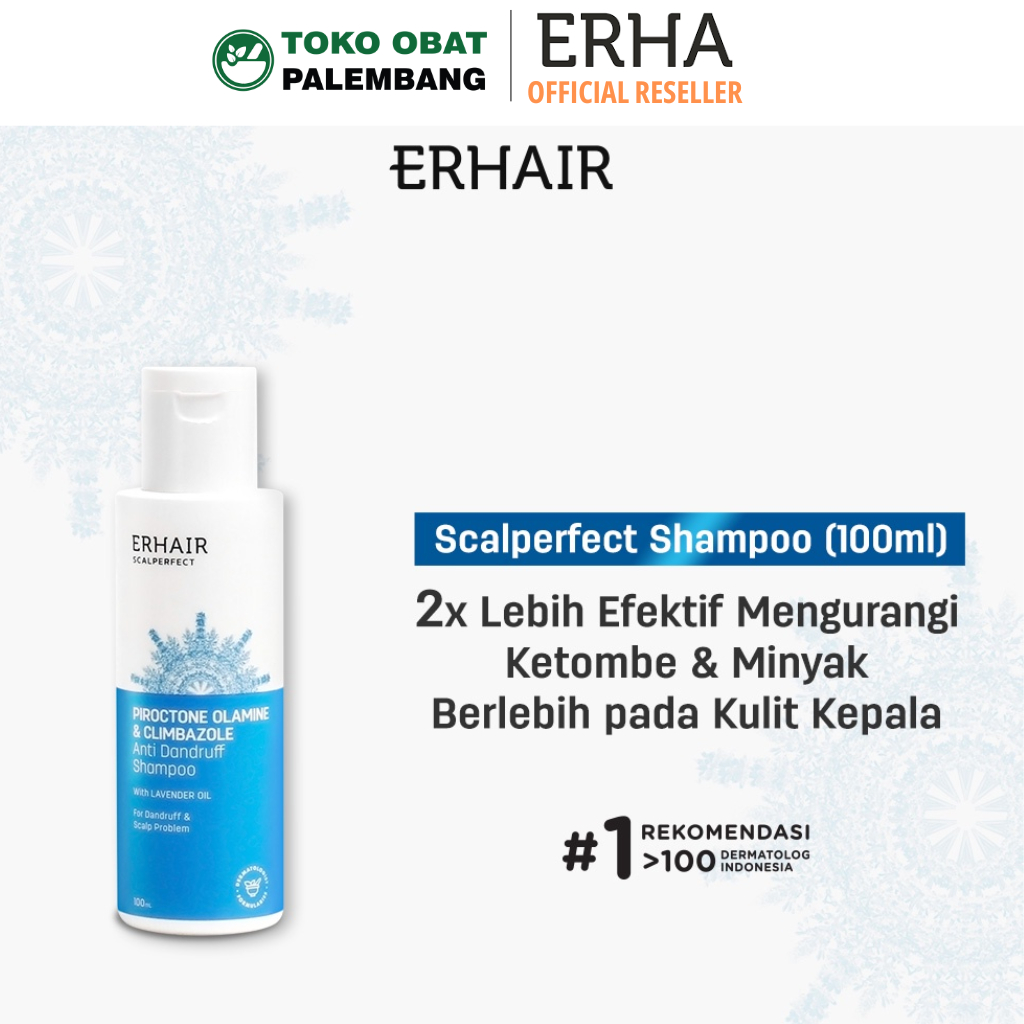 Jual ERHAIR SCALPERFECT ANTI DANDRUFF SHAMPOO SAMPO ANTI KETOMBE MINYAK ...