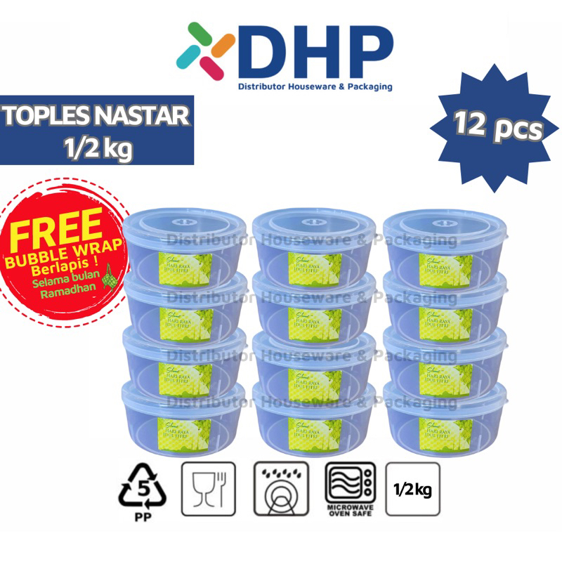 Jual TOPLES NASTAR 1/2KG (Isi 12) LOVENIA Plastik Tebal Bulat Kue ...