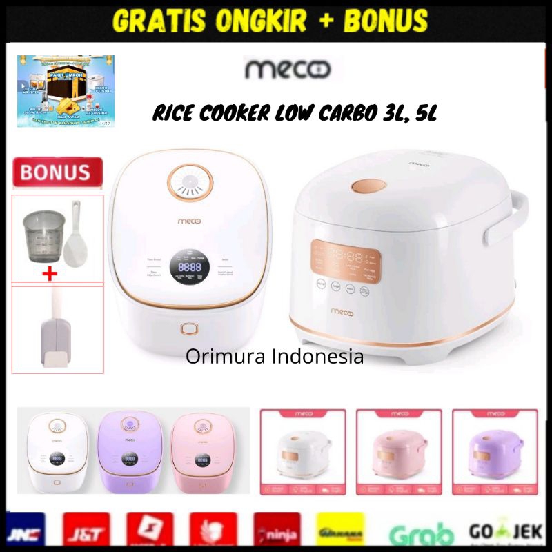 Jual Rice Cooker Digital Mecoo 3L - Low Carbo Rice Cooker - Rendah Gula ...