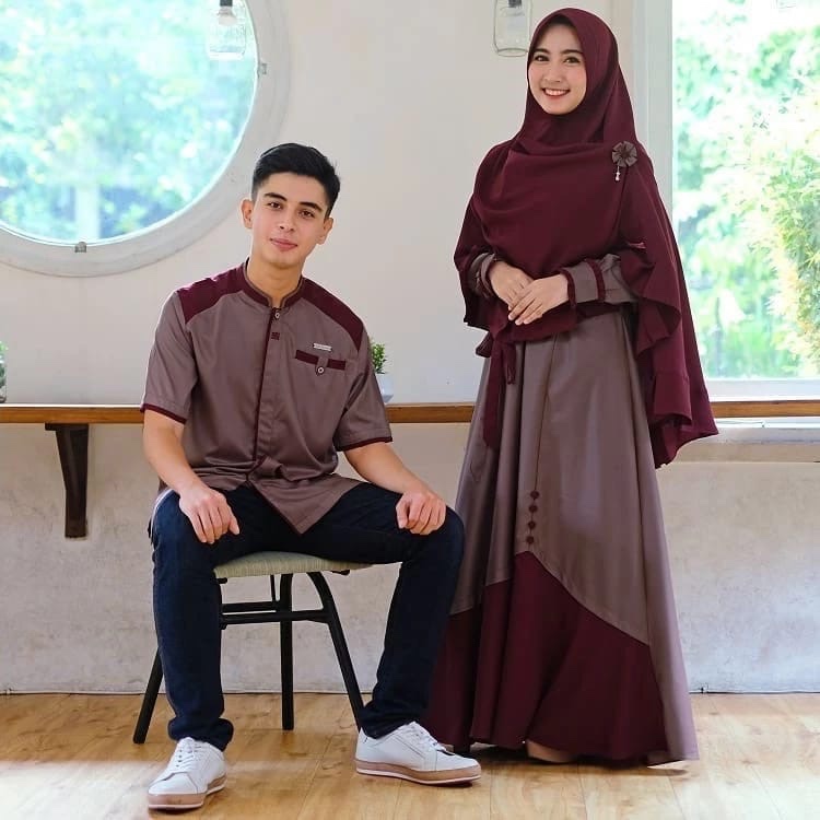 Jual CP SAMAWA COUPLE MUSLIM BAJU PASANGAN TERLARIS /BAJU COUPLE MUSLIM ...
