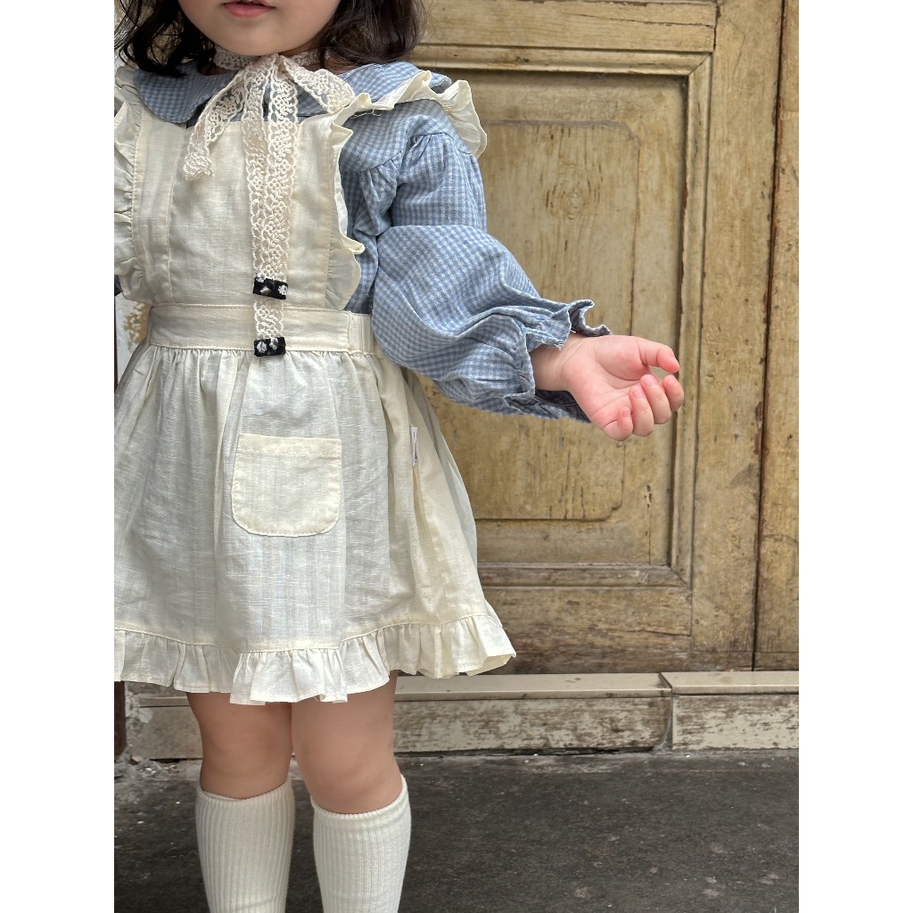 Jual Baby Grid Romper & Lace Camisole Skirt - Korean Style | Shopee ...