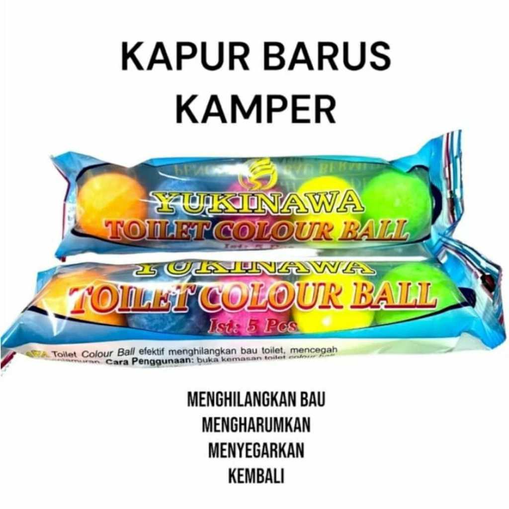 Jual kamper toilet 1 pak isi 5 pcs kamper bulat toilet wangi harum ...