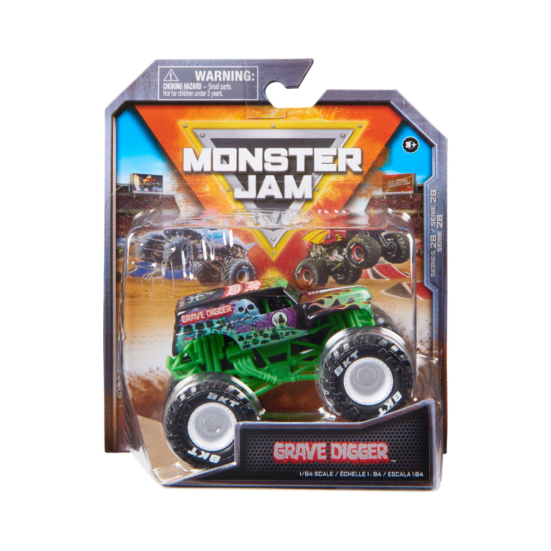 Jual Mainan Mobil Monster Jam 1:64 Single Pack - Grave Digger | Shopee ...