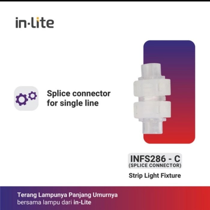 Jual SAMBUNGAN ANTAR SELANG LED INFS286-C INLITE CONNECTOR SELANG IN ...