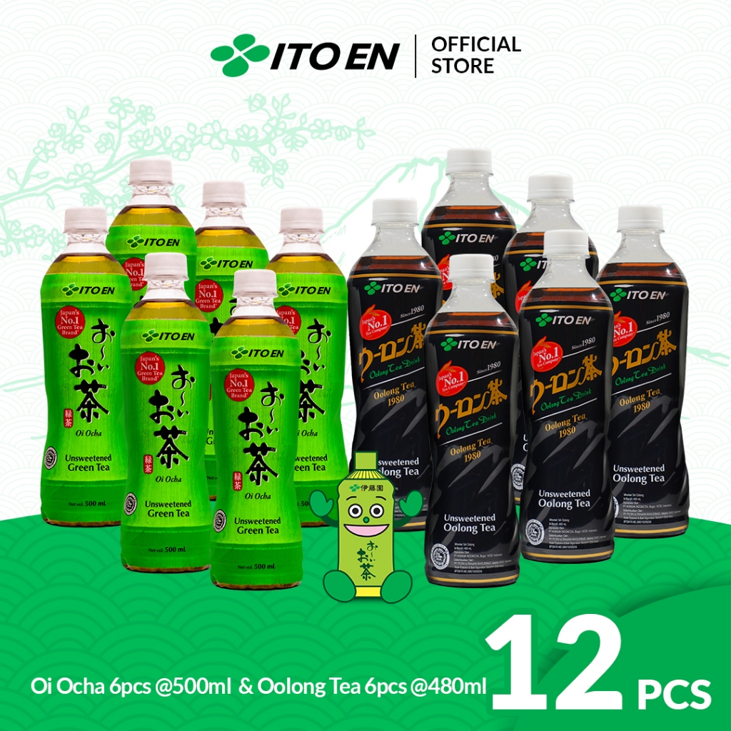 Jual ITO EN Paket Oi Ocha Tea 6 pcs & Oolong Tea 6 pcs - Bundle Mix | Shopee Indonesia