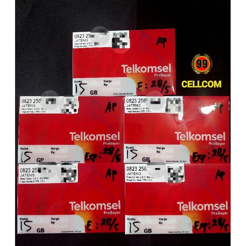 Jual Kartu Data Telkomsel 15GB Perdana Internet Telkomsel Prabayar ...