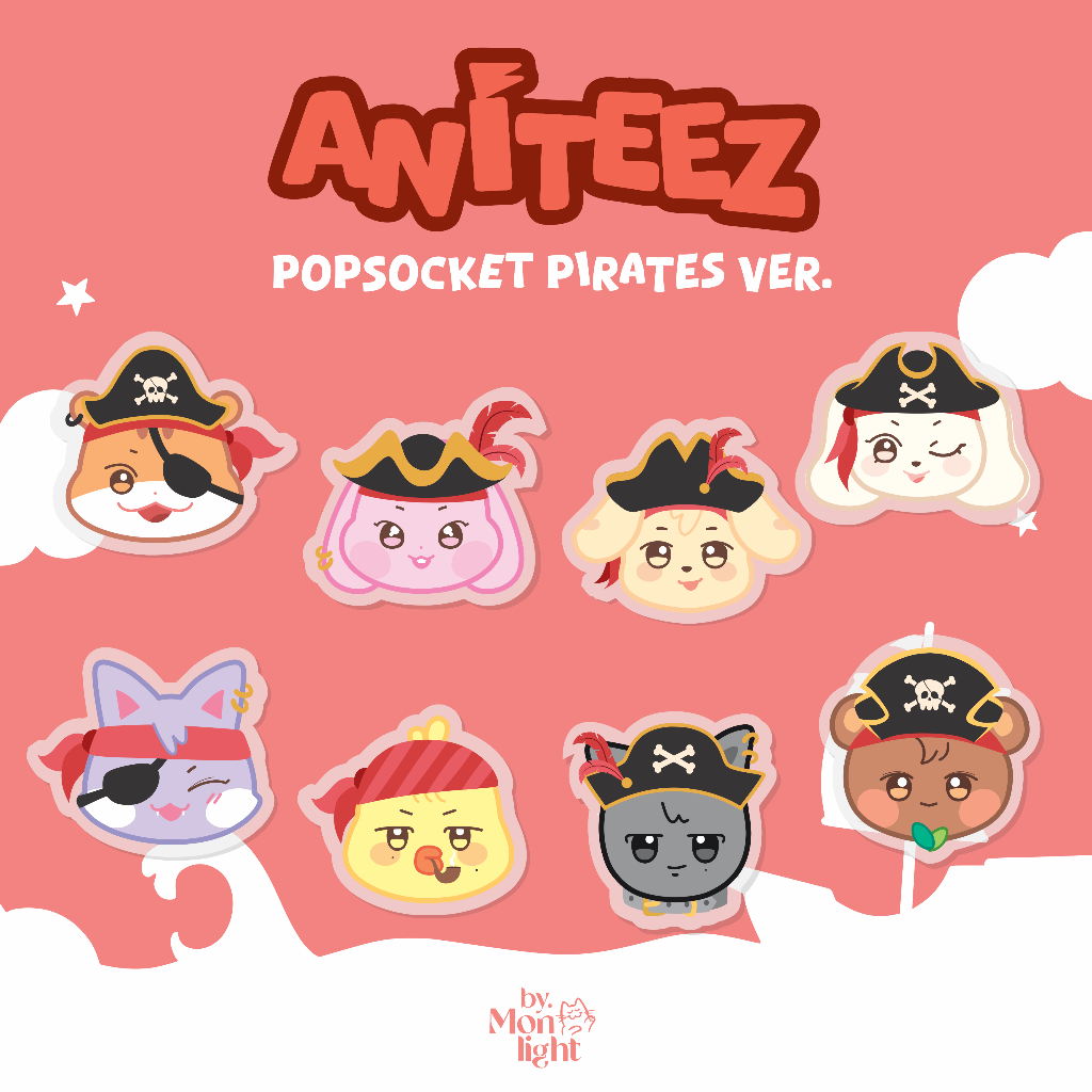 Jual ATEEZ - ANITEEZ Pirates ver. Popsocket/ Phone Holder (Baca ...