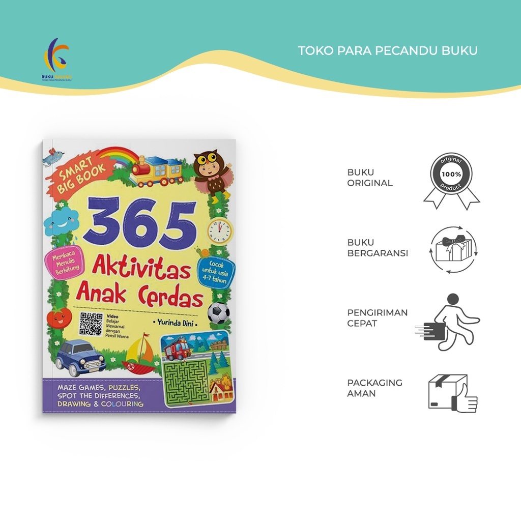 Jual Buku Aktivitas Anak - 365 Aktivitas Anak Cerdas: Smart Big Book ...