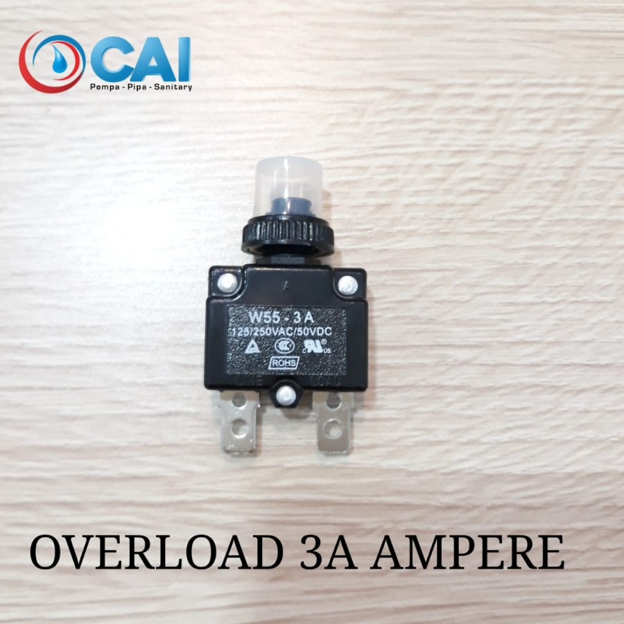 Jual OVERLOAD POMPA SATELIT - 3 A - 250V - YORK | Shopee Indonesia
