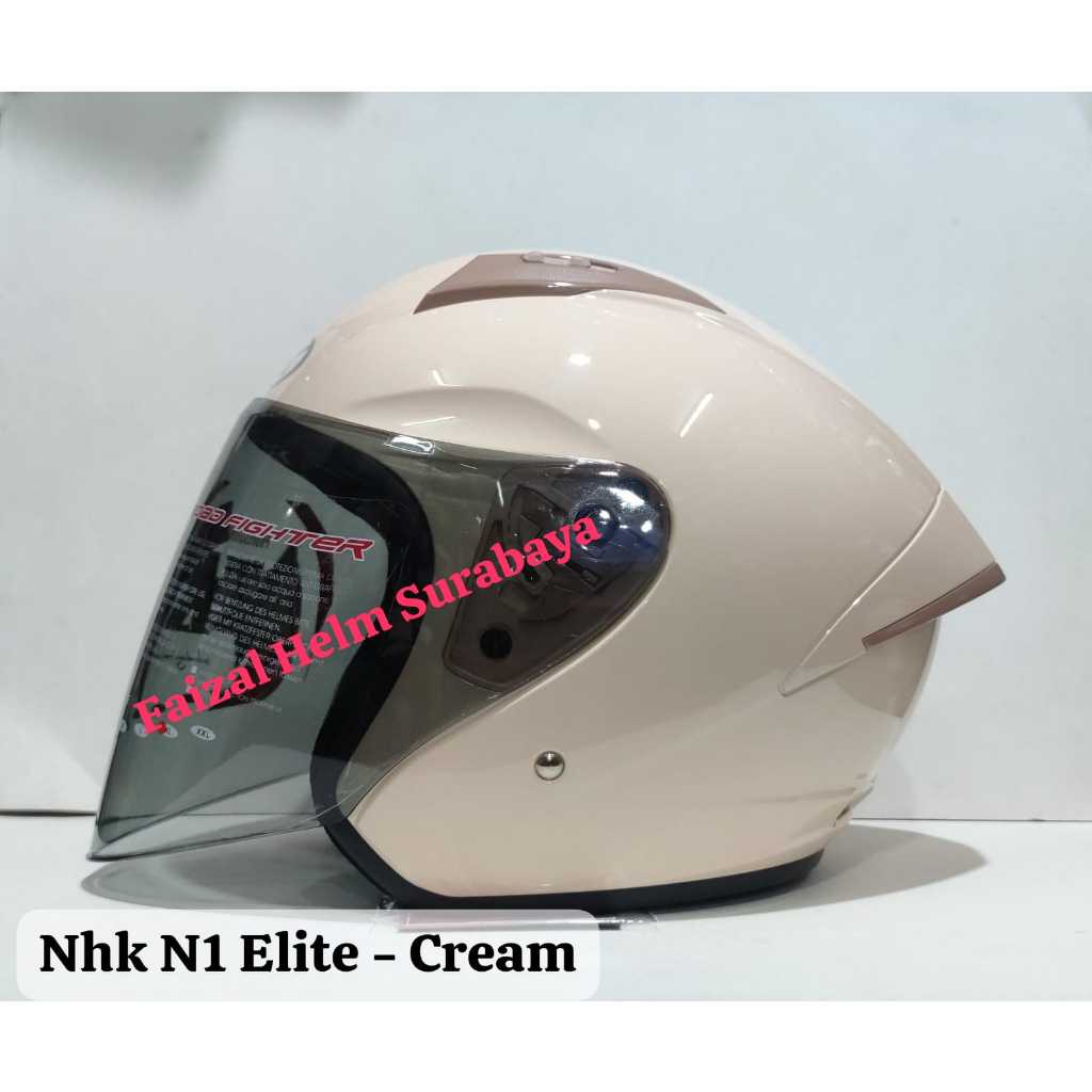 Jual HELM NHK N1 ELITE SOLID VISOR SMOKE VARIAN WARNA KOMPLIT | Shopee ...