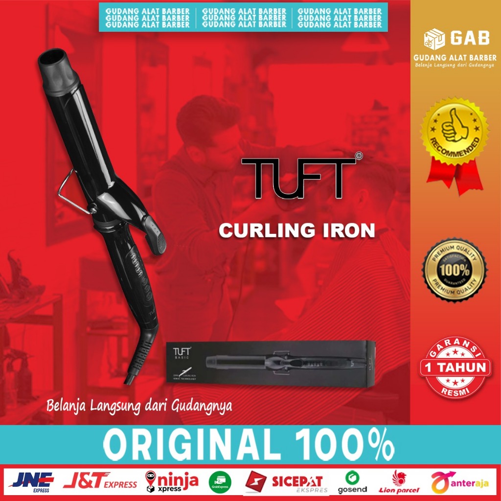 Jual Catokan Tuft Basic Curling Iron 32mm Catokan Pelurus Catok Rambut ...