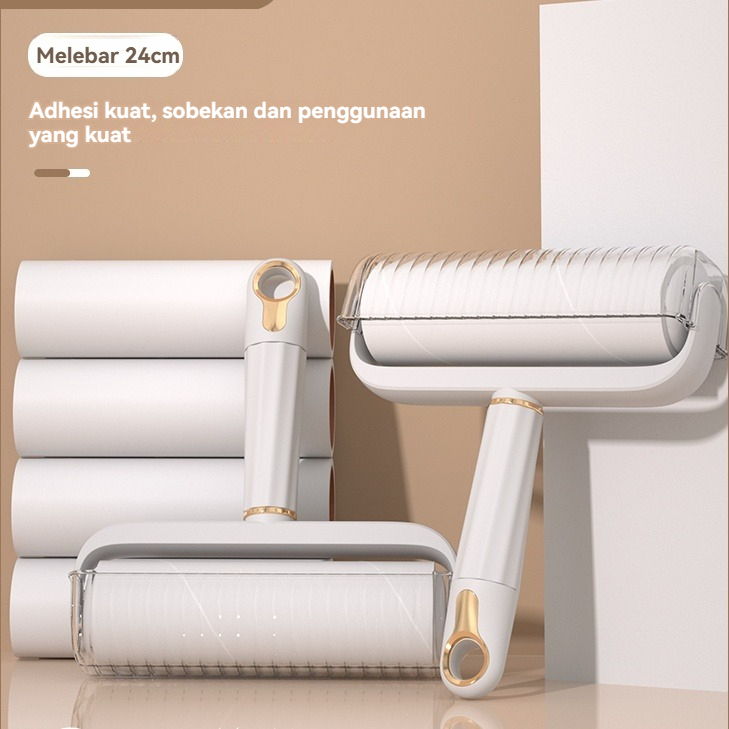 Jual Sticky Roll Pembersih Bulu Kucing Lint Roll Dapat dirakit pegangan ...