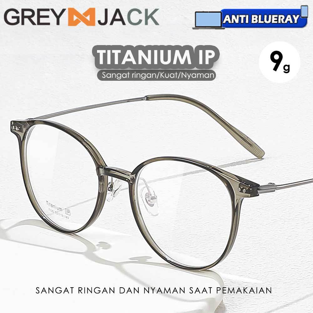 Jual Grey Jack Kacamata Antiradiasi Blueray Model Semi Kotak Ringan ...