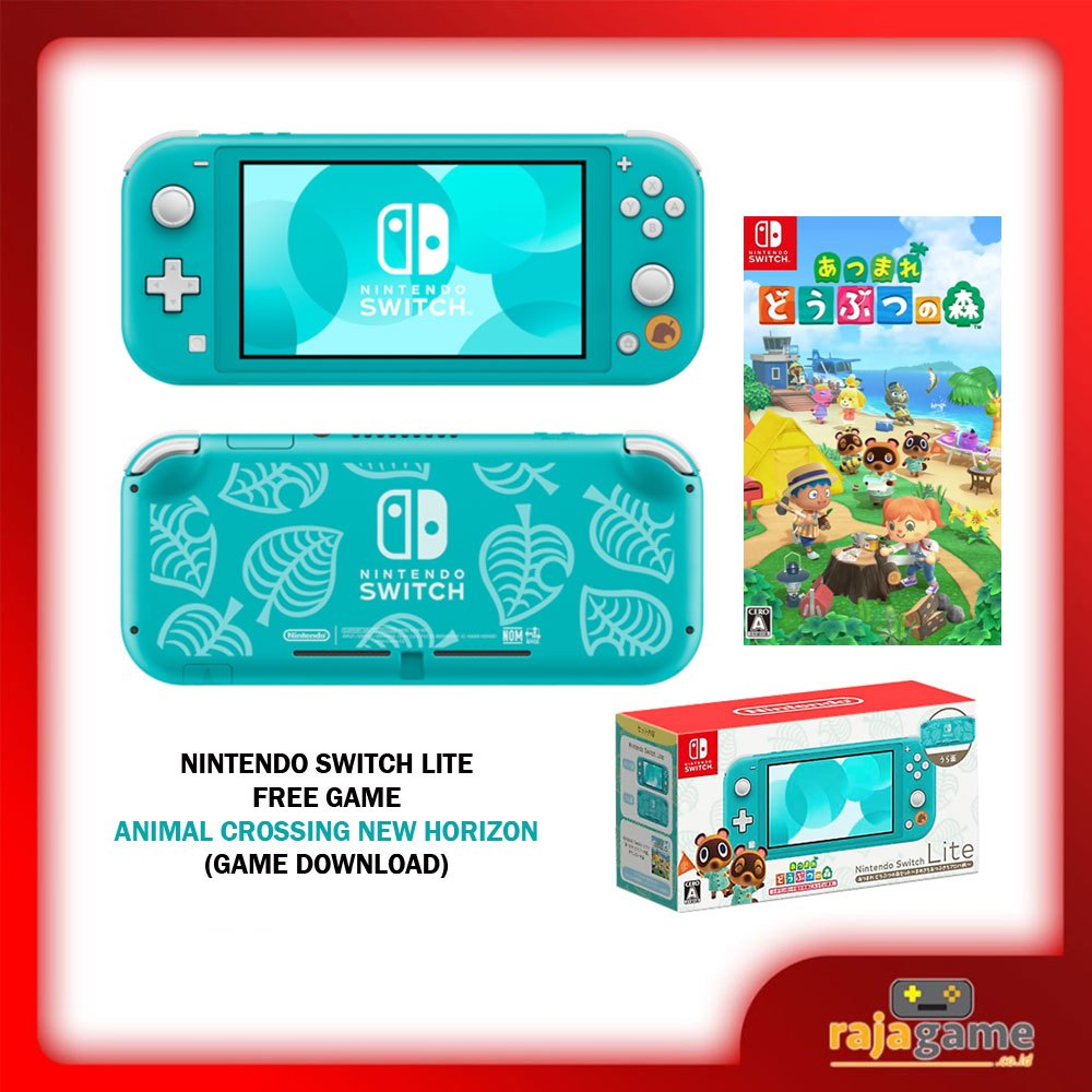 Jual Nintendo Switch Lite Animal Crossing Console Bundle | Shopee Indonesia