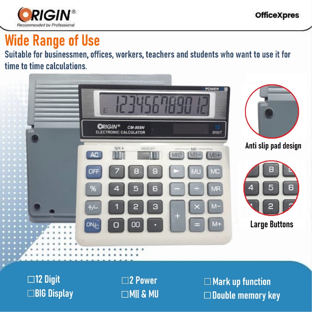 Jual Electronic Calculator CM-868N / Kalkulator Besar / Kalkulator 2 ...