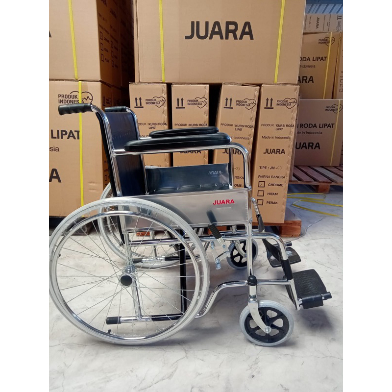 Jual Kursi Roda rumah sakit standard merk JUARA / Hospital Wheelchair ...