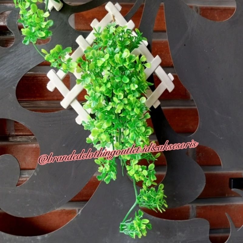 Jual POT PAGAR WAJIK HARMONI PUTIH ORNAMEN BUNGA / GANTUNGAN BUNGA ...