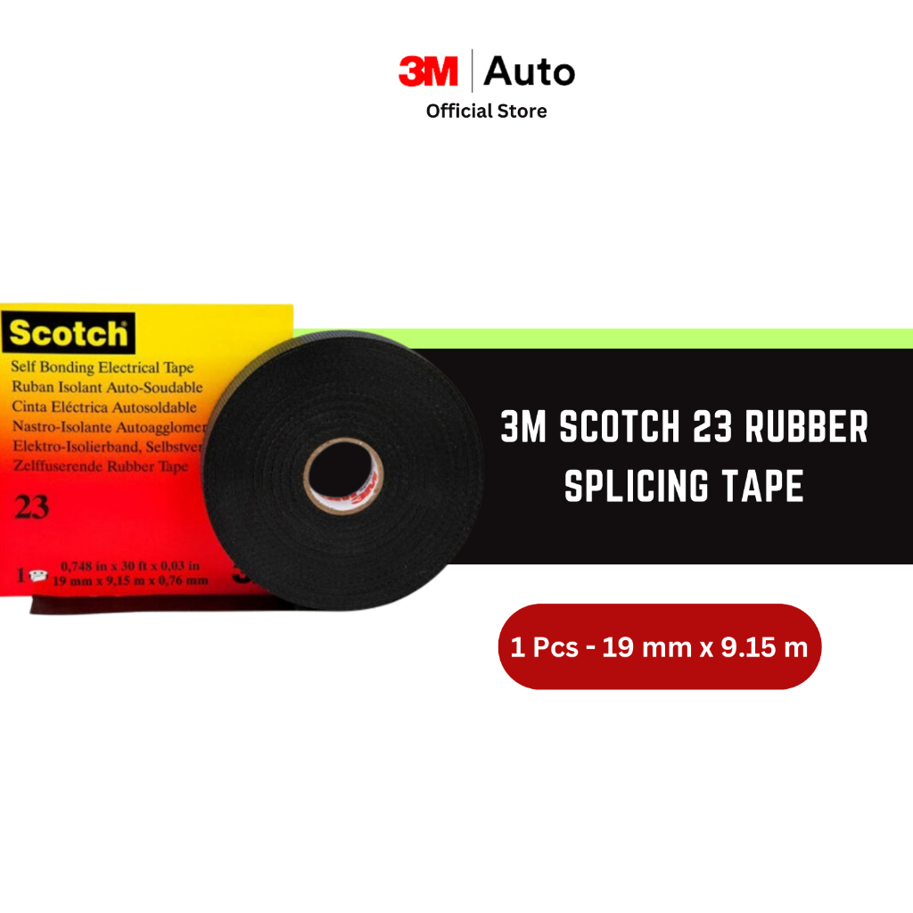 Jual 3M Scotch 23 Rubber Splicing Tape size 0,75 inch x 30 ft | Shopee ...