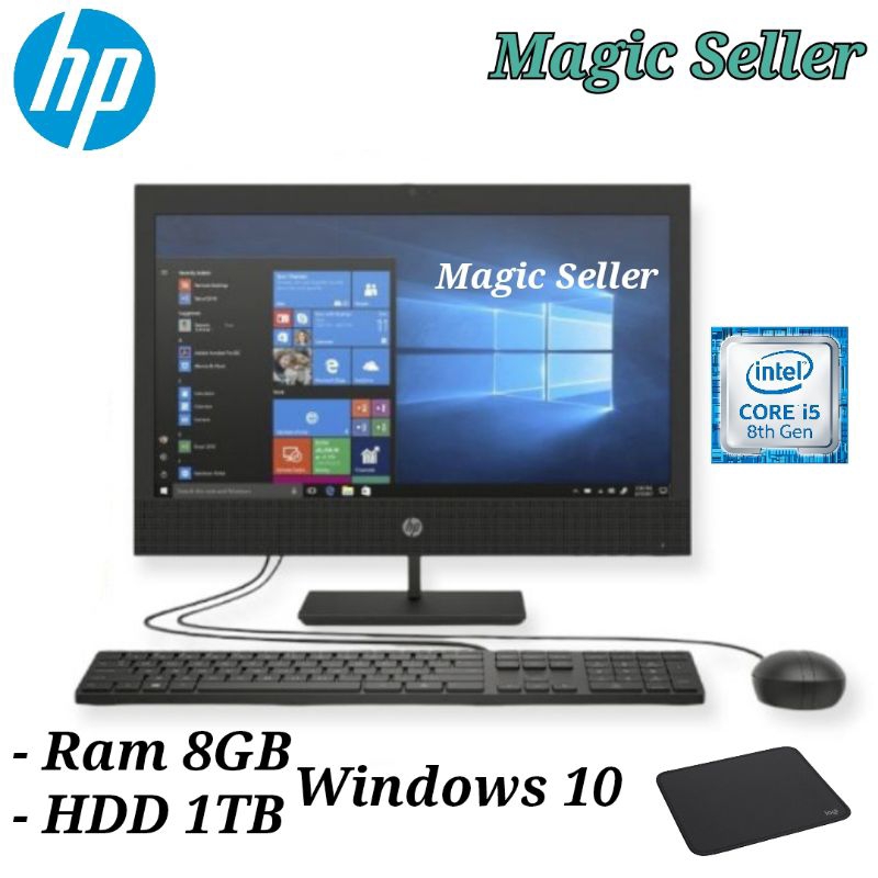 Jual PC AIO HP Pro one 400 G4 intel Core i5 -8500T Ram 8GB HDD 1TB ...