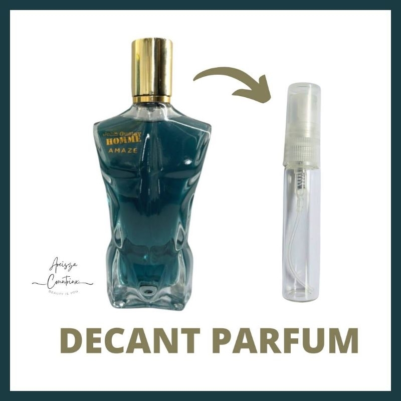 Jual Decant Fragrance World John Gustav Homme Amaze BOTOL KACA | Shopee ...