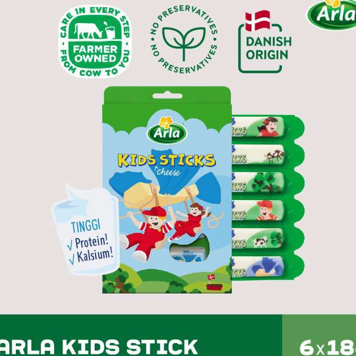 Jual 1111 Arla EXP AGUS 224 Kids Stick Arla Stick cheese Keju mpasi ...