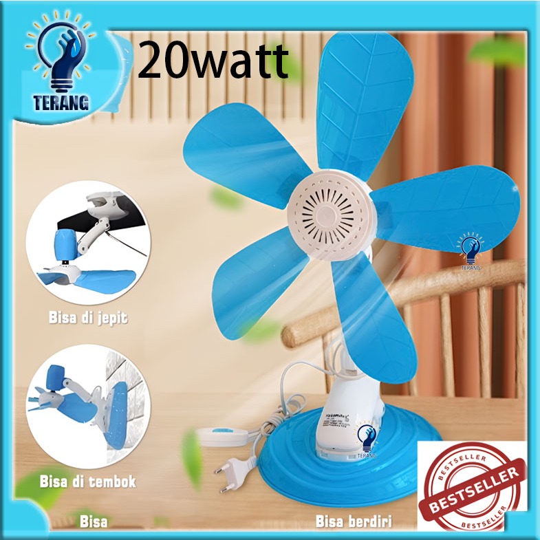 Jual KIPAS ANGIN JEPIT 30W 3IN1 / MINI FAN JEPIT / KIPAS ANGIN DUDUK ...