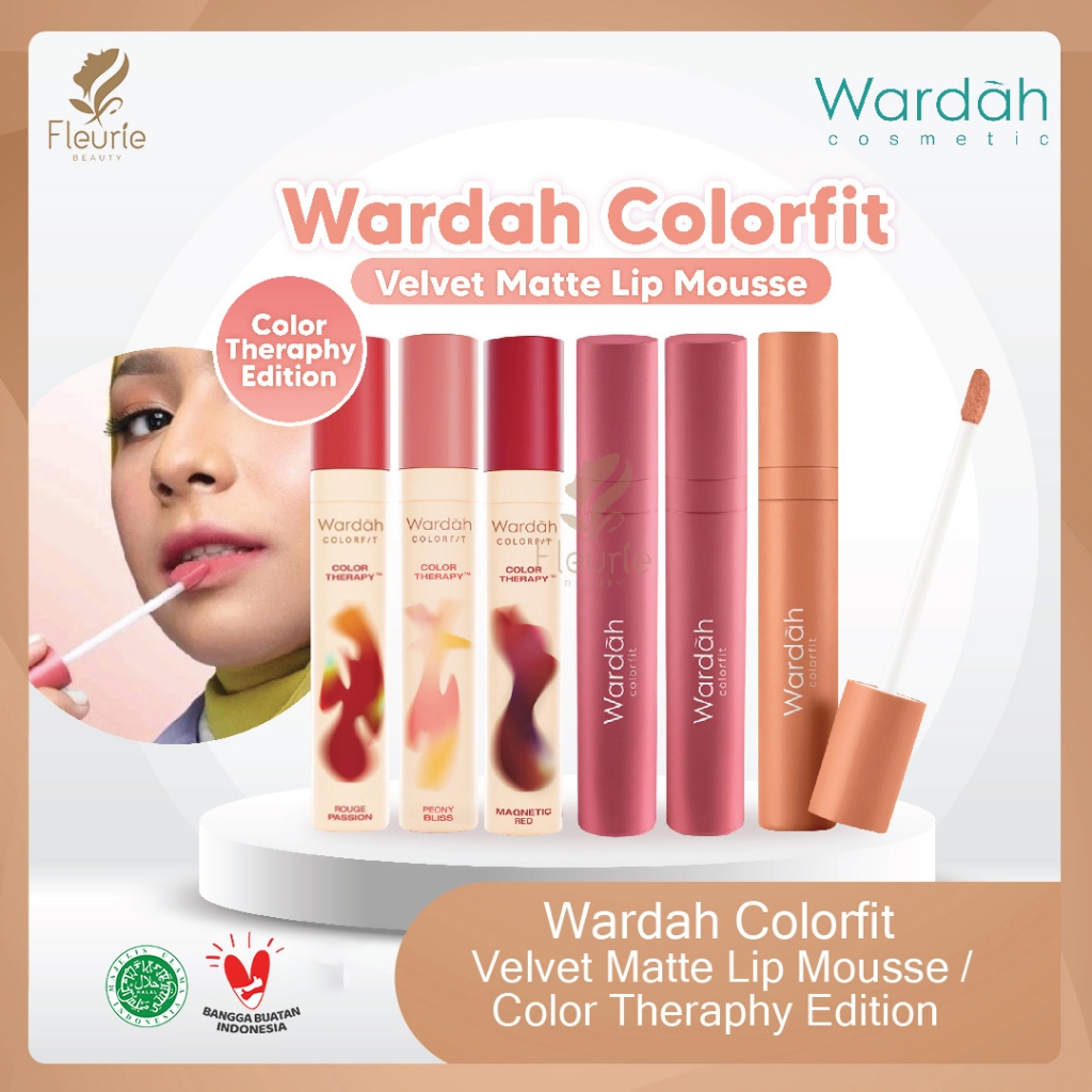 Jual Wardah Colorfit Velvet Matte Lip Mousse / Colorfit Velvet Lip ...