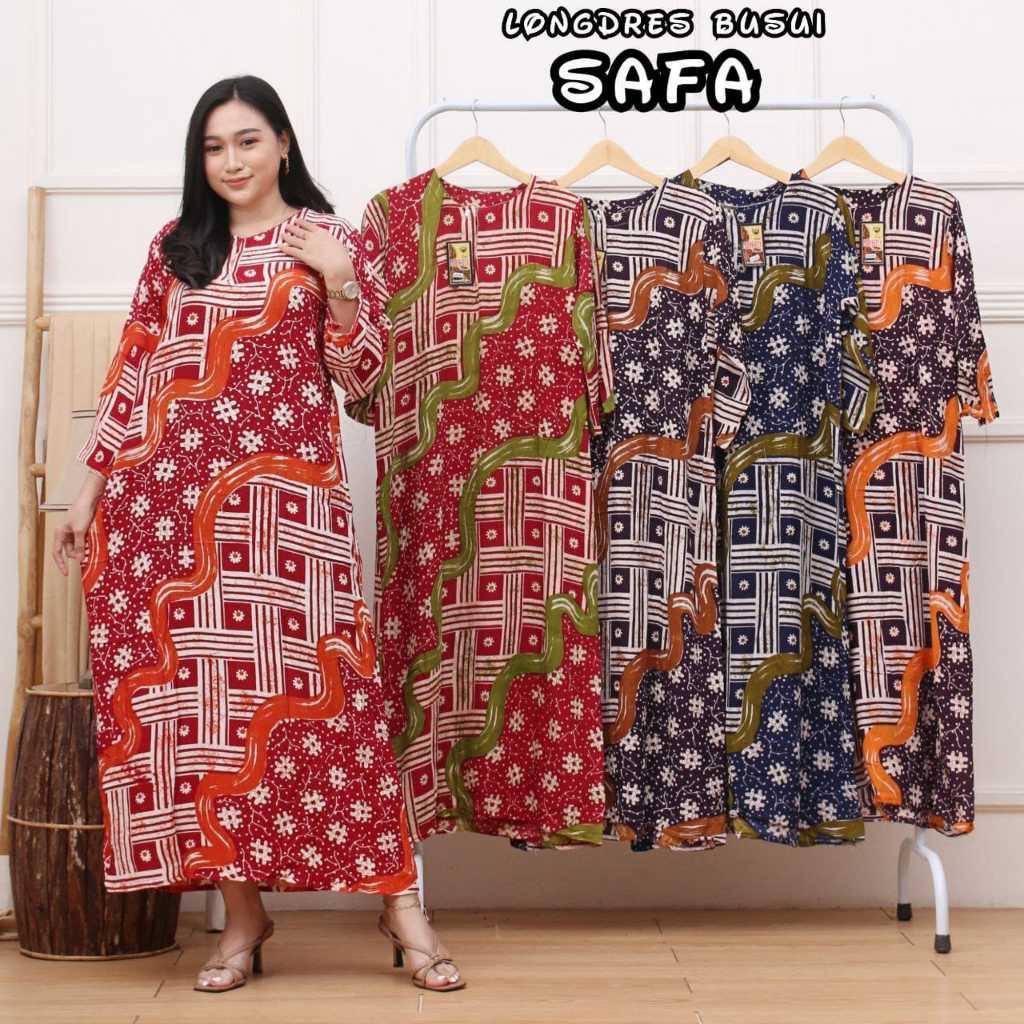Jual Daster Batik Lengan Panjang Baju Daster Lengan Panjang Longdress ...