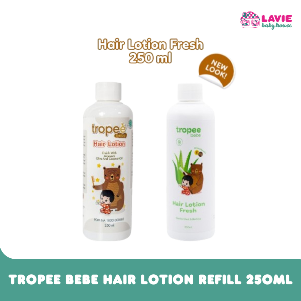 Jual Tropee Bebe Hair Lotion (Lotion Rambut) Refill 250 ml | Shopee ...