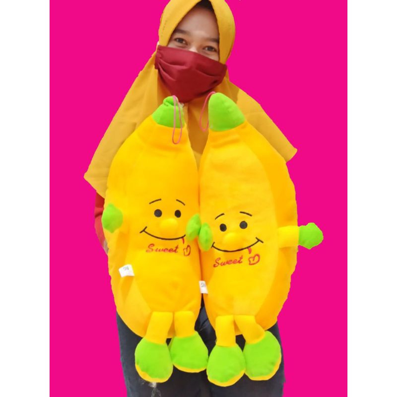 Jual BONEKA PISANG BORDIR JUMBO SNI MURAH SIZE JUMBO XL | Shopee Indonesia