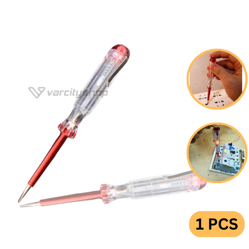 Jual Tespen Test Pen Alat Tes Listrik Obeng Kelistrikan Test Pen Merah ...