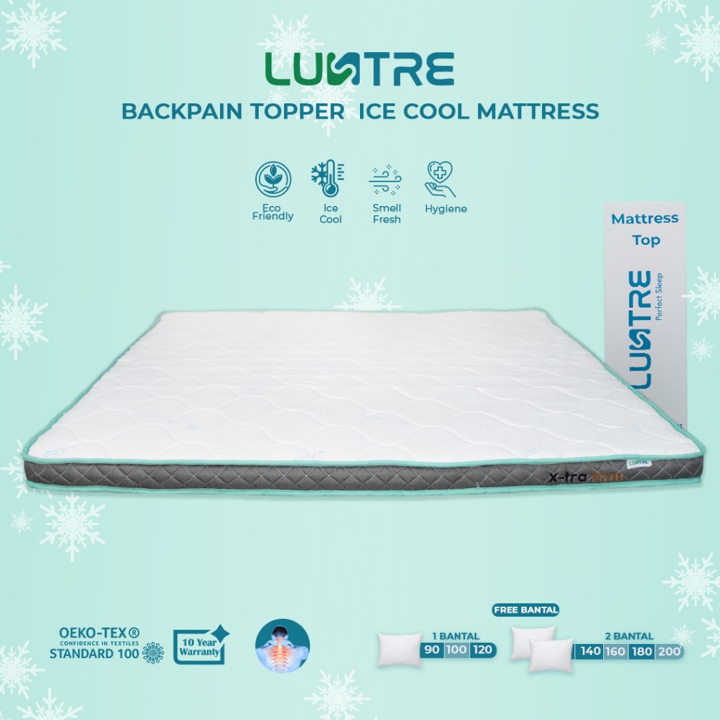 Jual LUSTRE KASUR DINGIN ORTHOPEDIC X-TRA FIRM ICE COOL TOPPER | Shopee ...