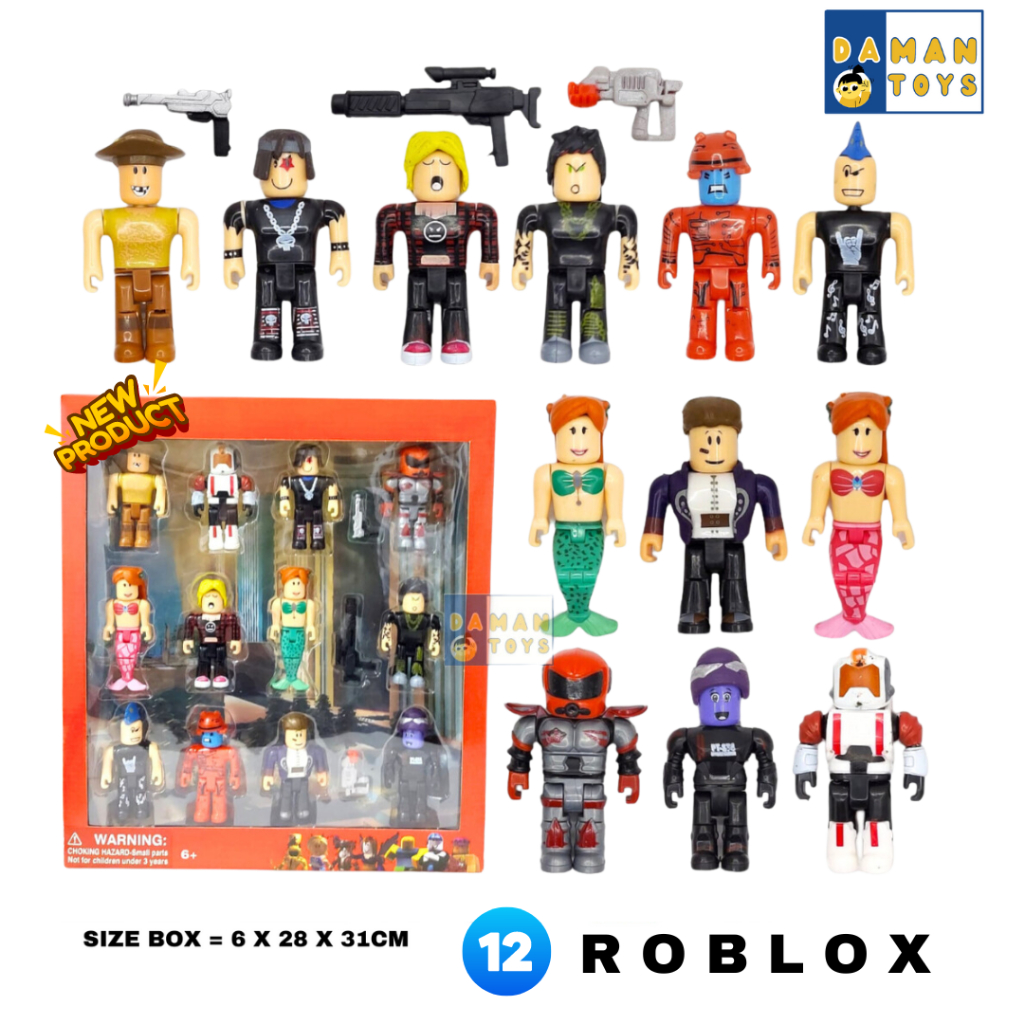 Jual Mainan Robloxs Figure Toys Roblox 12 Figur Star CommandosTopper ...