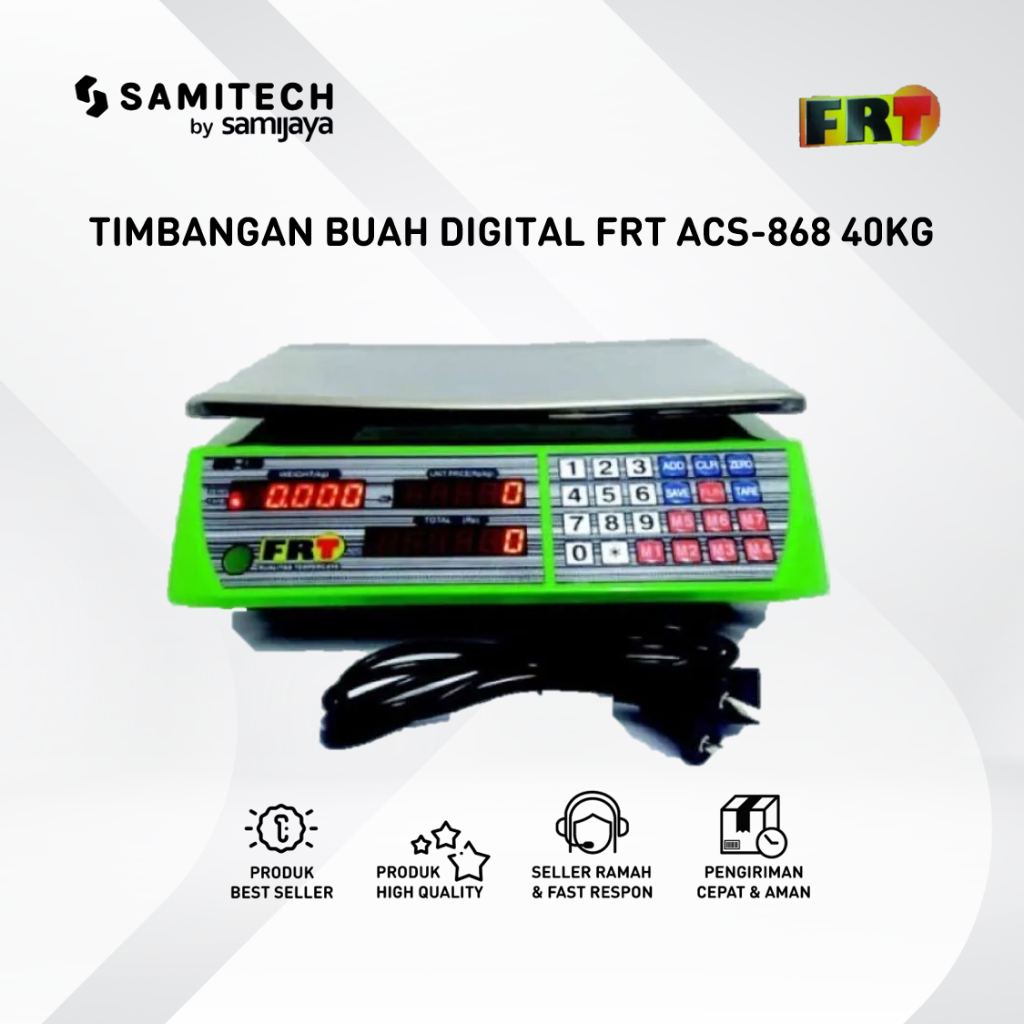 Jual TIMBANGAN BUAH DIGITAL FRT ACS-868 40KG | Shopee Indonesia