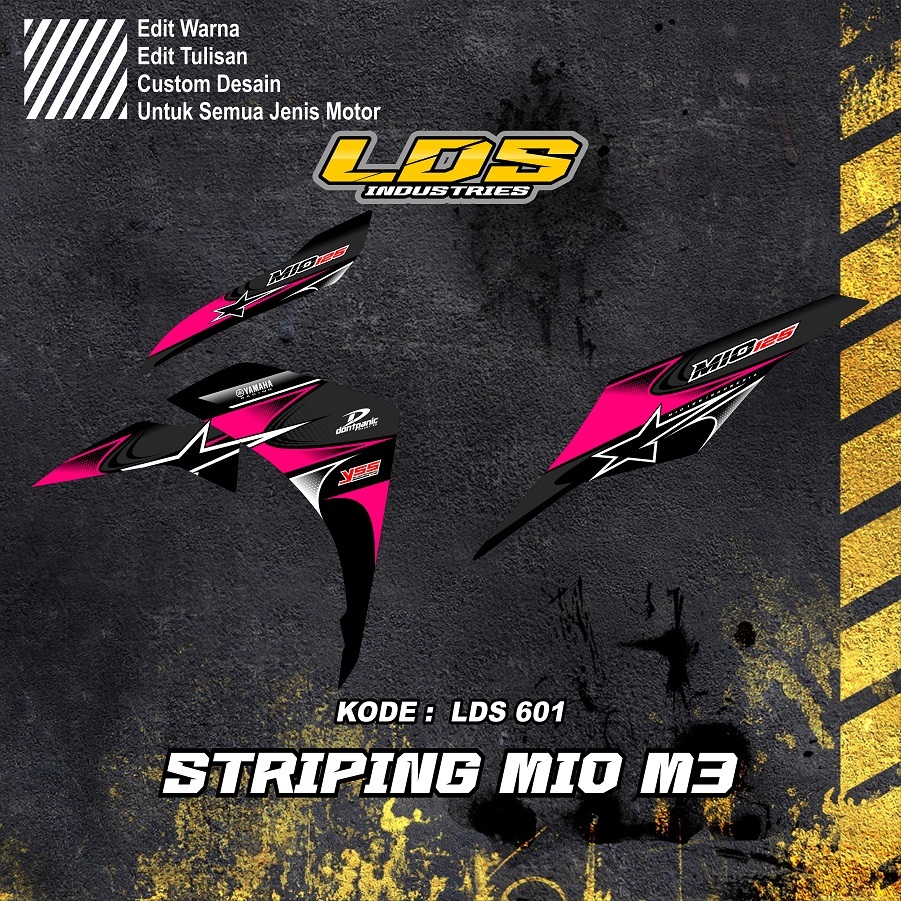 Jual Decal Sticker (Mio M3, Mio Sporty, Mio J, Mio Soul) Orajet Glossy ...