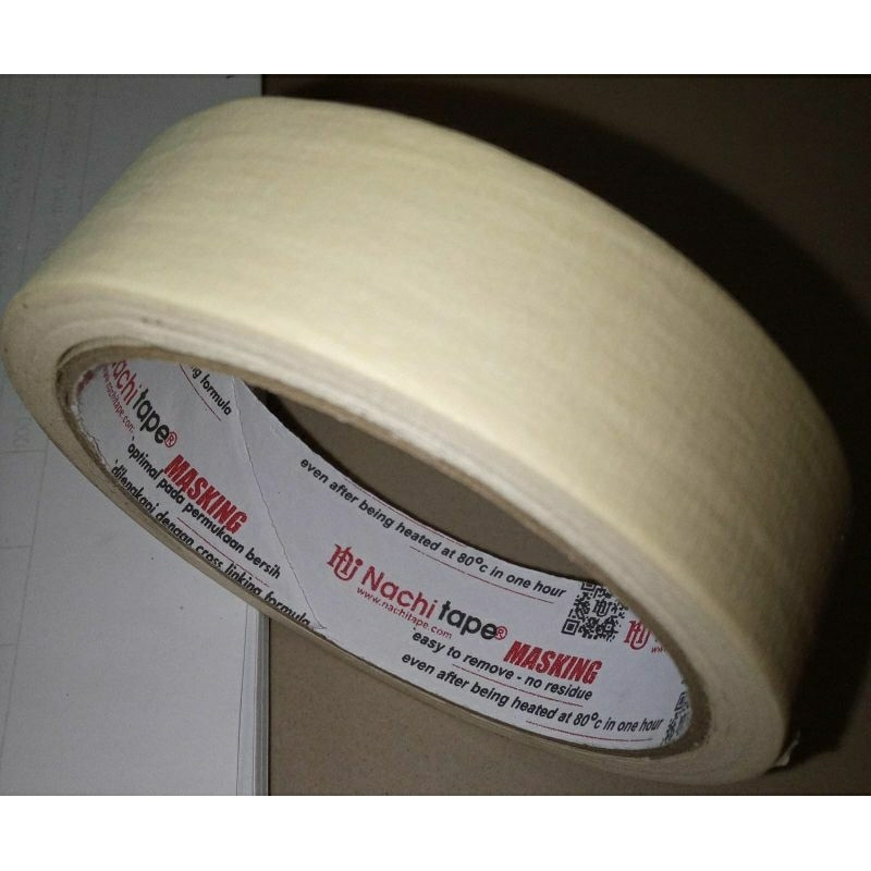 Jual masking tape nachi 24mm isolasi kertas 1 inch selotip kertas 24mm ...