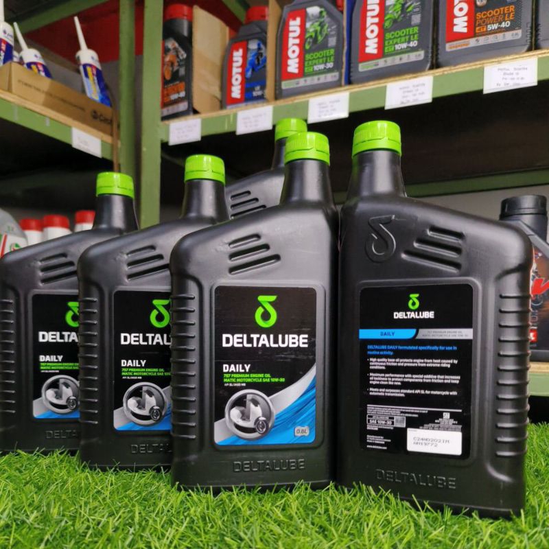 Jual OLI DELTALUBE DAILY 757 PREMIUM ENGINE OIL SAE 10W-30 MATIC 800 ML ...