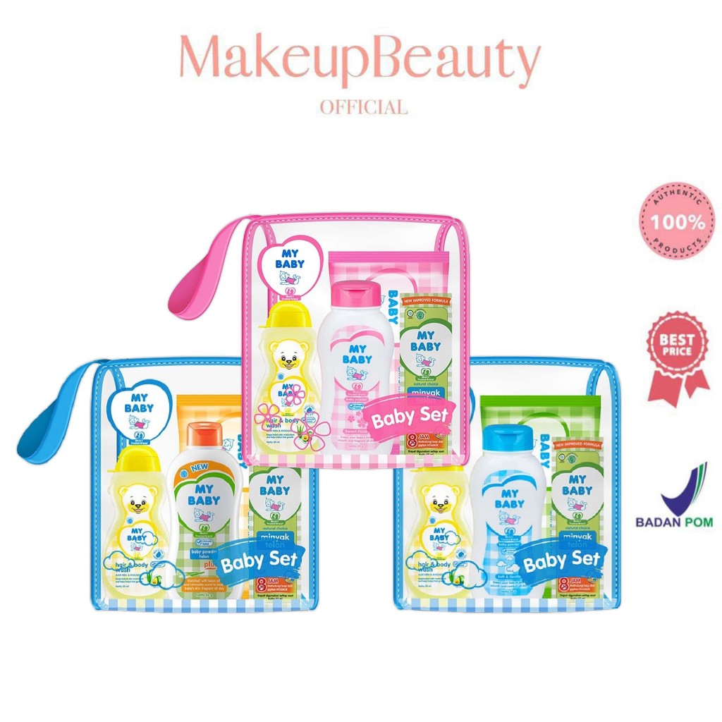 Jual MY BABY Set Soft & Gentle 360gr - 4 items - Perlengkapan Bayi Baru Lahir | Shopee Indonesia
