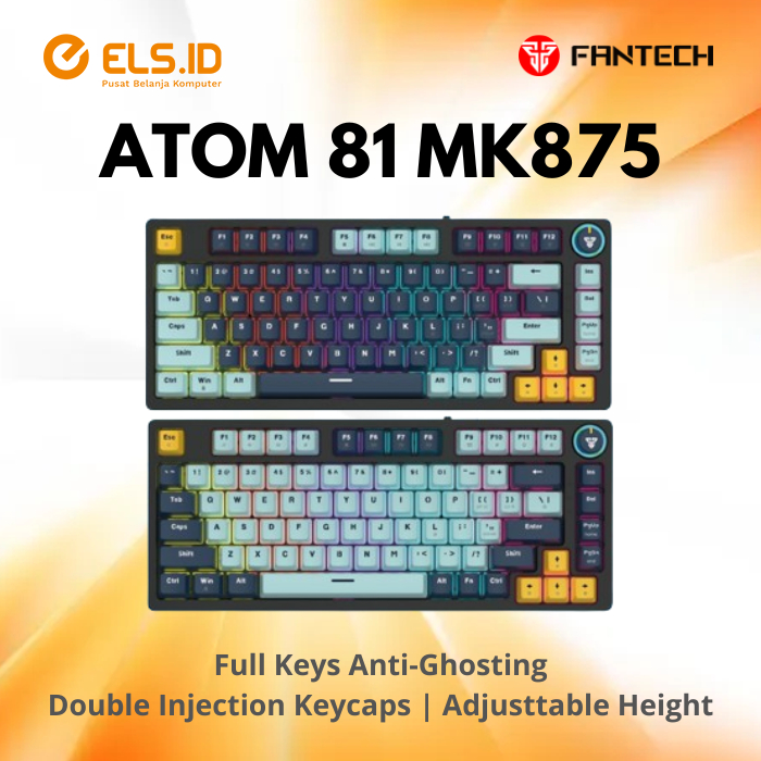 Jual Fantech Atom 81 Mizu MK875 V2 Keyboard Gaming Mechanical | Shopee Indonesia