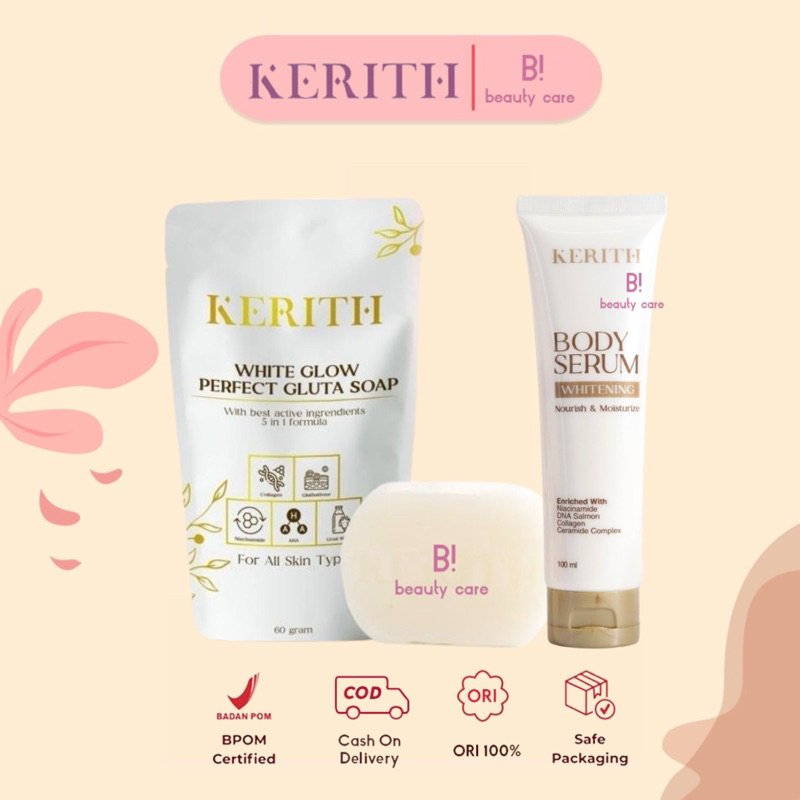 Jual [READY SIAP KIRIM] KERITH White Glow Perfect Gluta Soap 100% ...