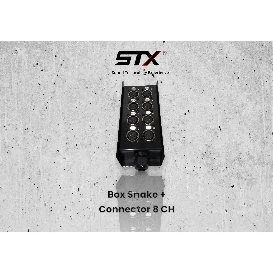 Jual STX - TERMINAL : Junction Box/ Terminal Snake Cable/Box Snake+Connector 8 CH | Shopee Indonesia