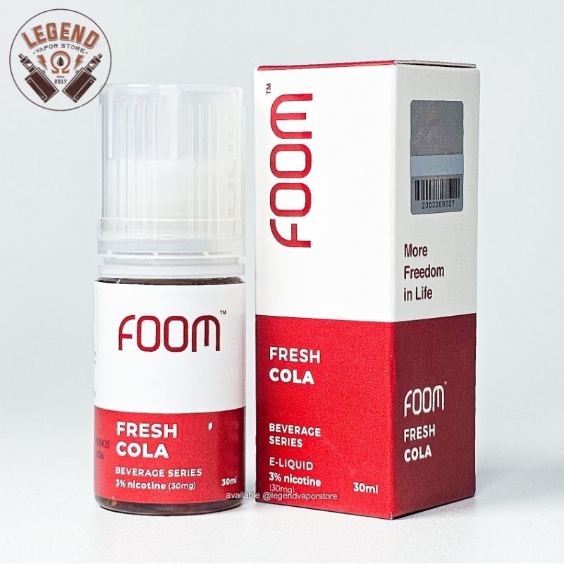 Jual SALT NIC - LIQUID FOOM Fresh Cola 30ML 30MG AUTHENTIC | Shopee ...