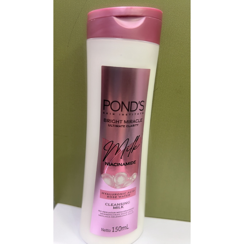 Jual PONDS BRIGHT MIRACLE ULTIMATE CLARITY CLEANSING MILK 150ML ...