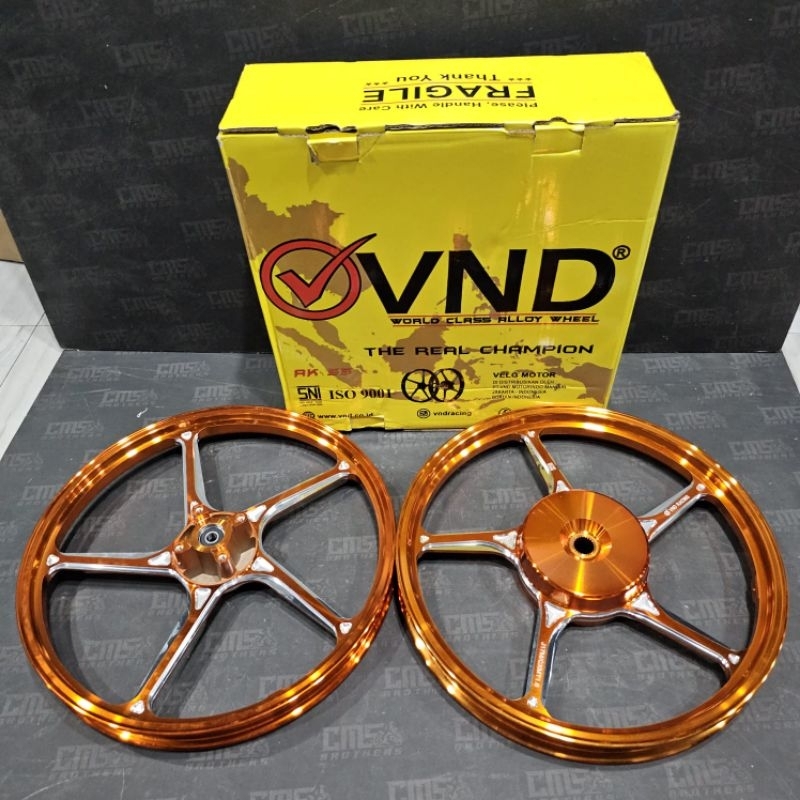 Jual Velg Velek VND AK55 AK 55 R17 P5 Honda Vario 125 150 Orange | Shopee Indonesia