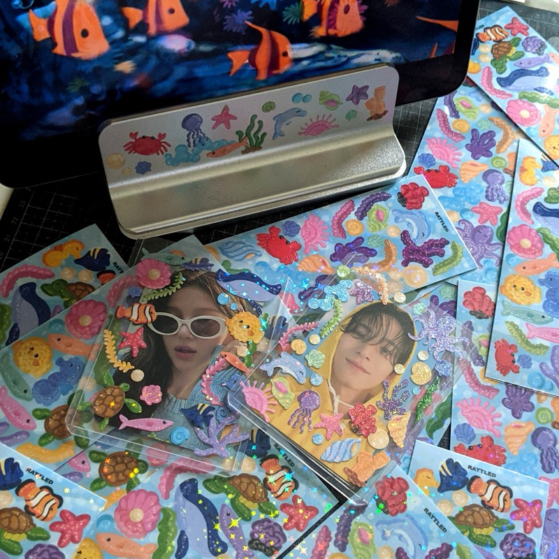 Jual UNDER THE SEA SERIES ☆ by RATTLED STUDIO - HOLOGRAM PASTEL DECO ...